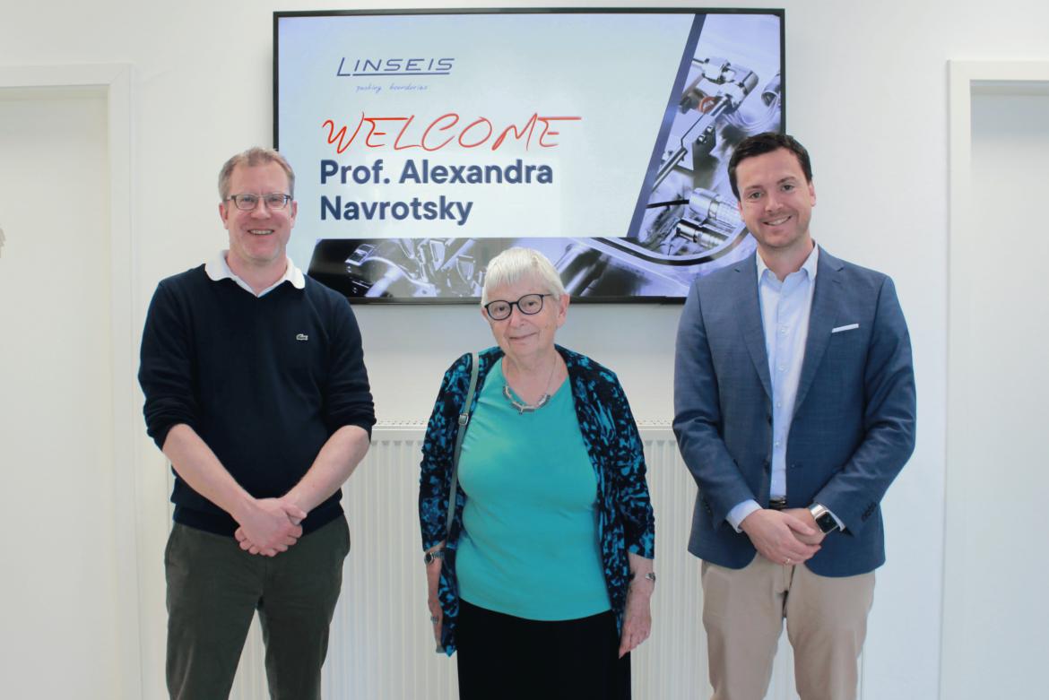 Prof. Navrotsky Visits Linseis: Pioneering Calorimetry - Linseis