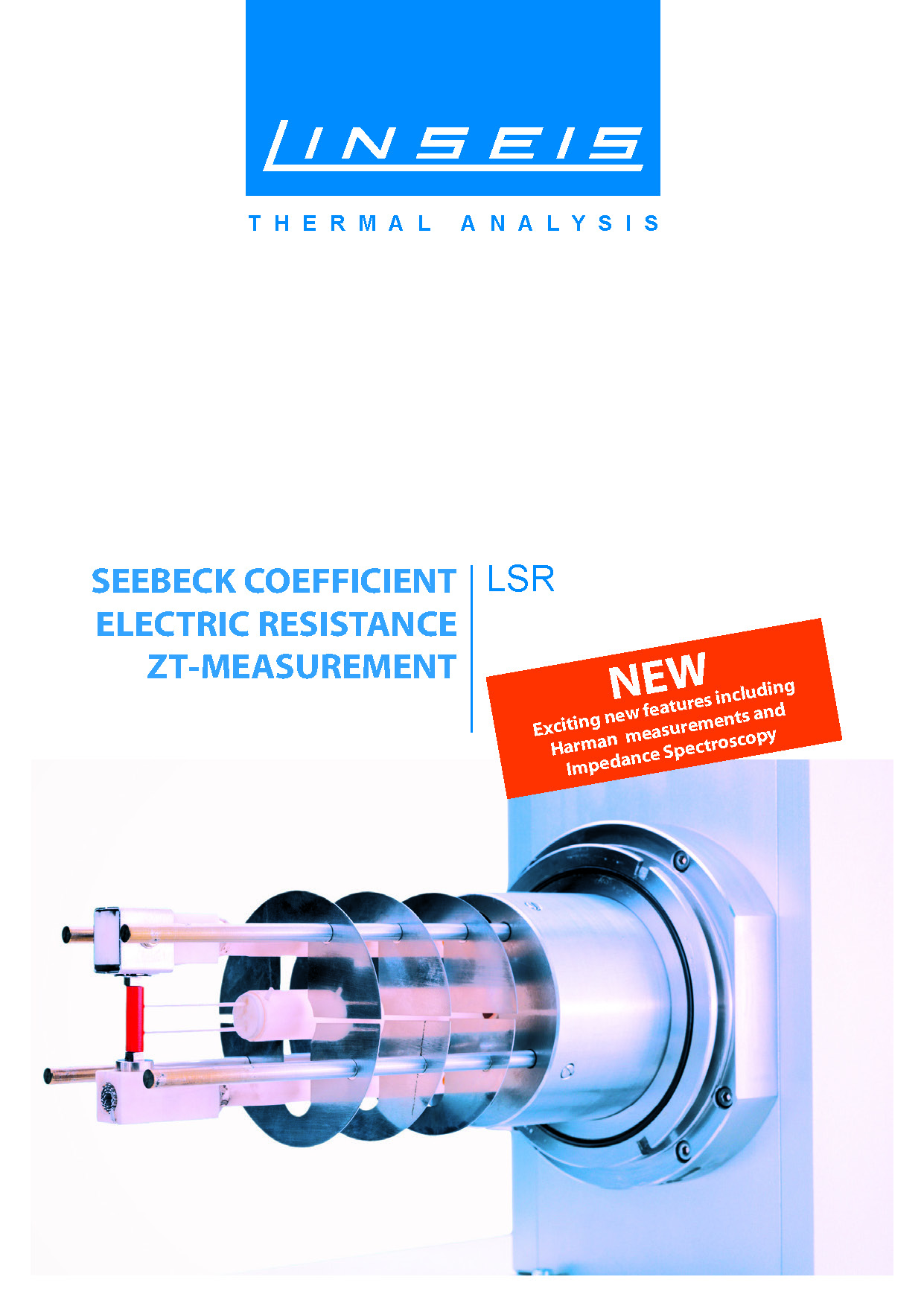 Linseis LSR-3: electrical conductivity, Seebeck, Harman & ZT