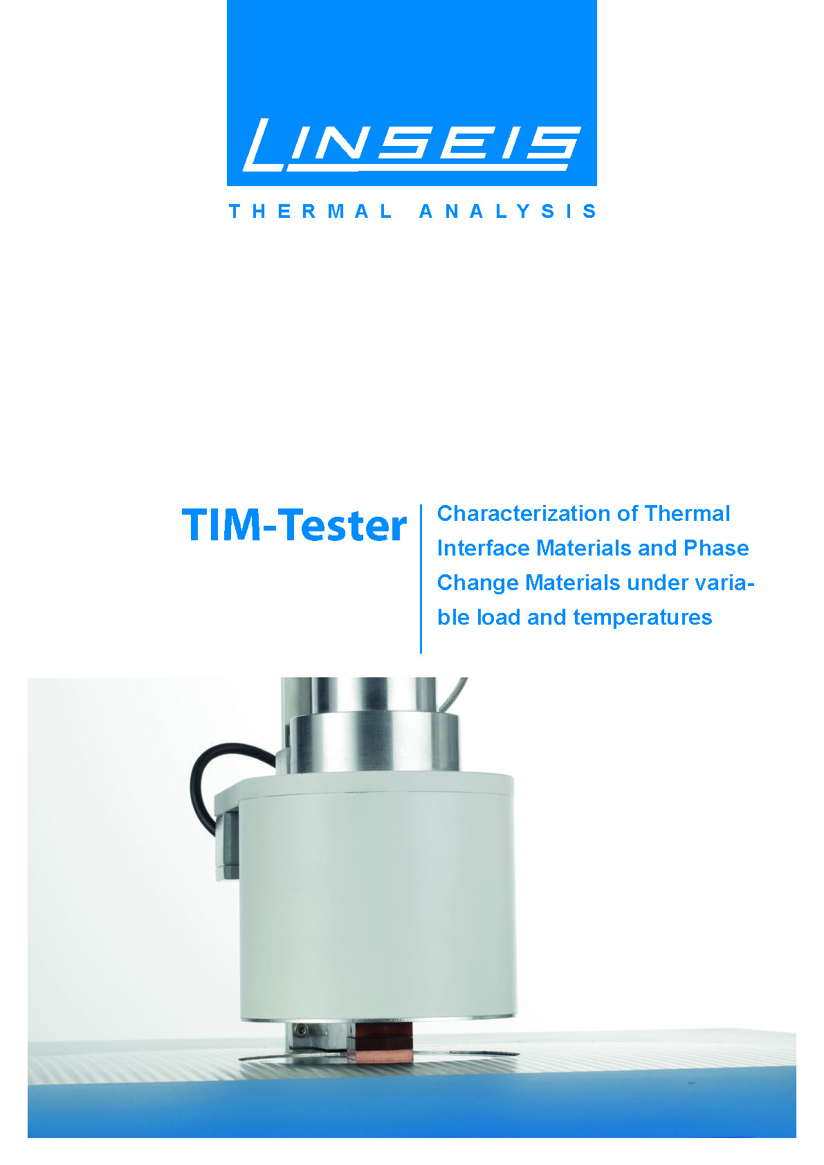 LINSEIS TIM-Tester (TIM L58): Meter for Thermal Interface Materials