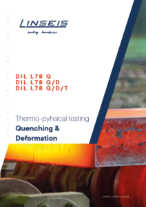 Linseis DIL dilatometer in the range -180°C to 2800°C