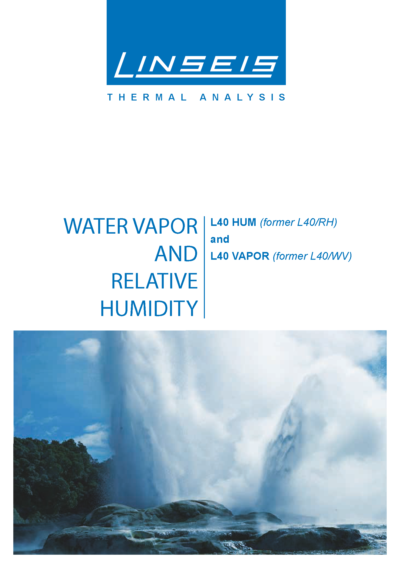Relative Humidity Generator L40/RH for thermal analysis