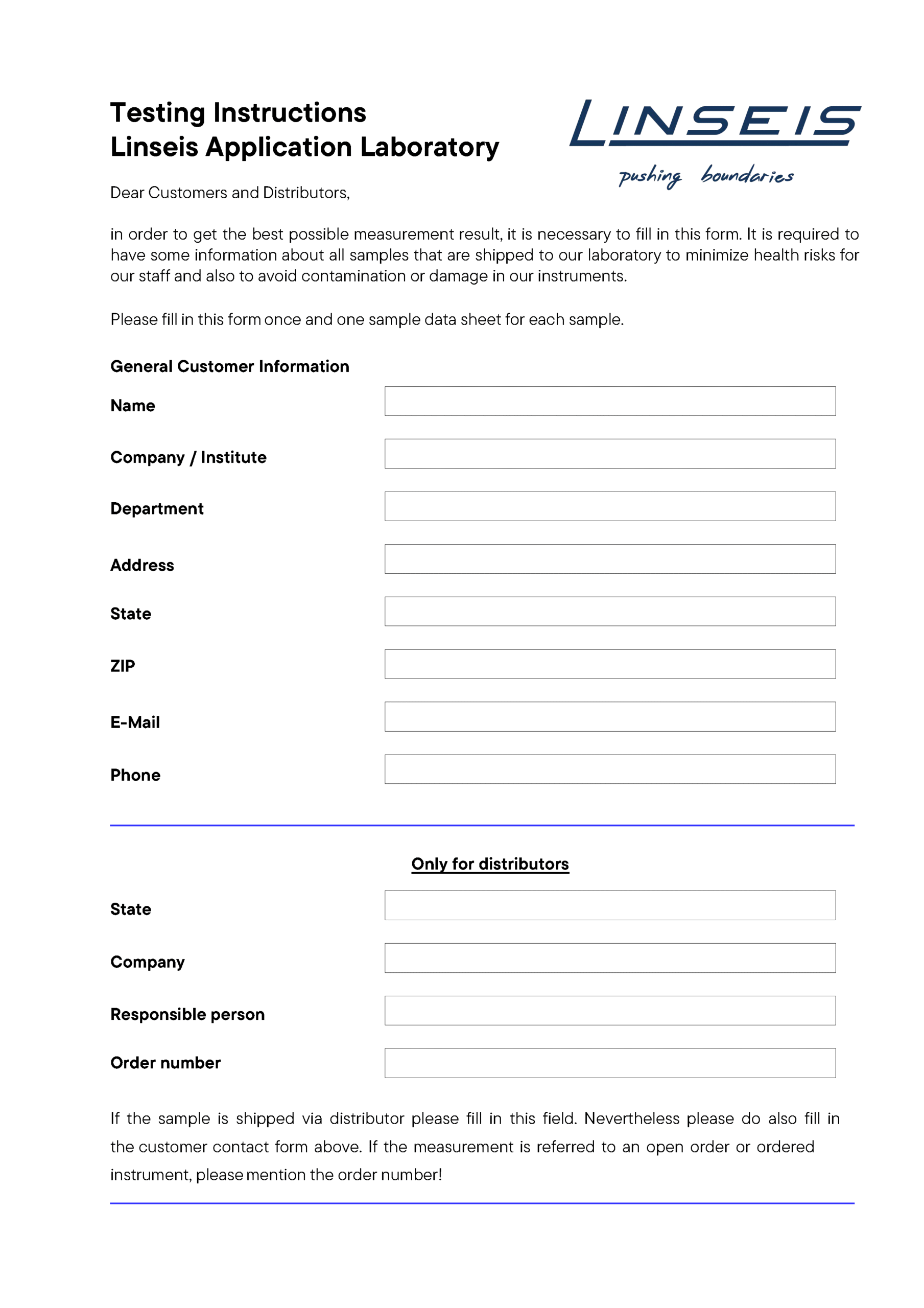 Material Testing Lab Germany - Linseis